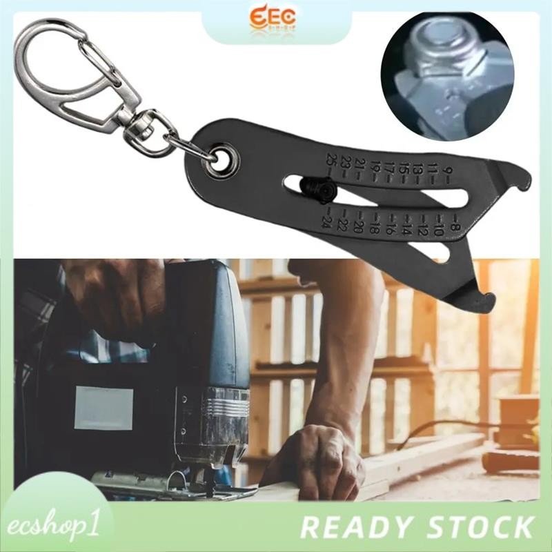 [ecshop1.ph] Portable Precise Thread Size Checker Keychain - Bolt Size ...