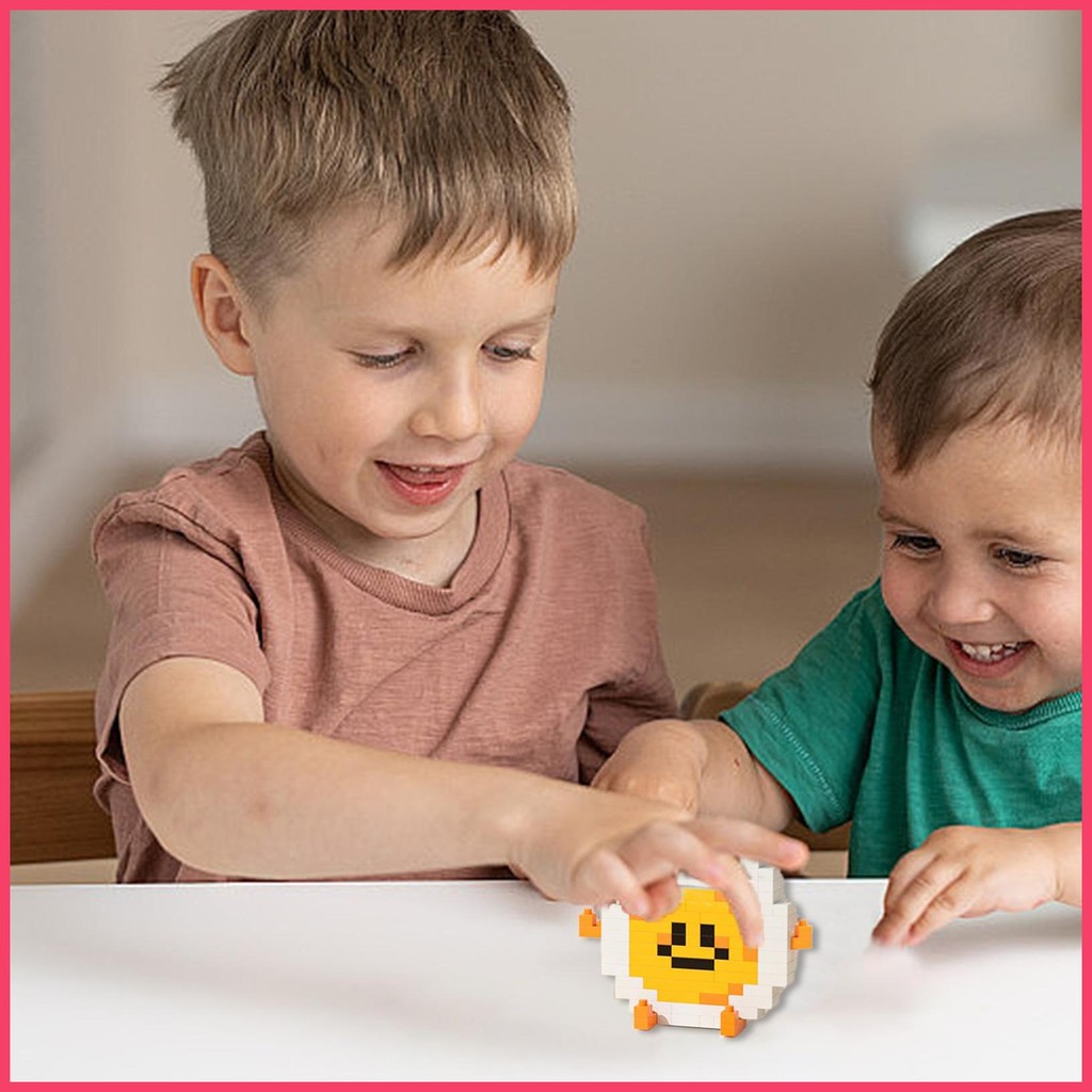 Cute Fruit Building Toy STEM Educational Brick Kits Cartoon Block ...