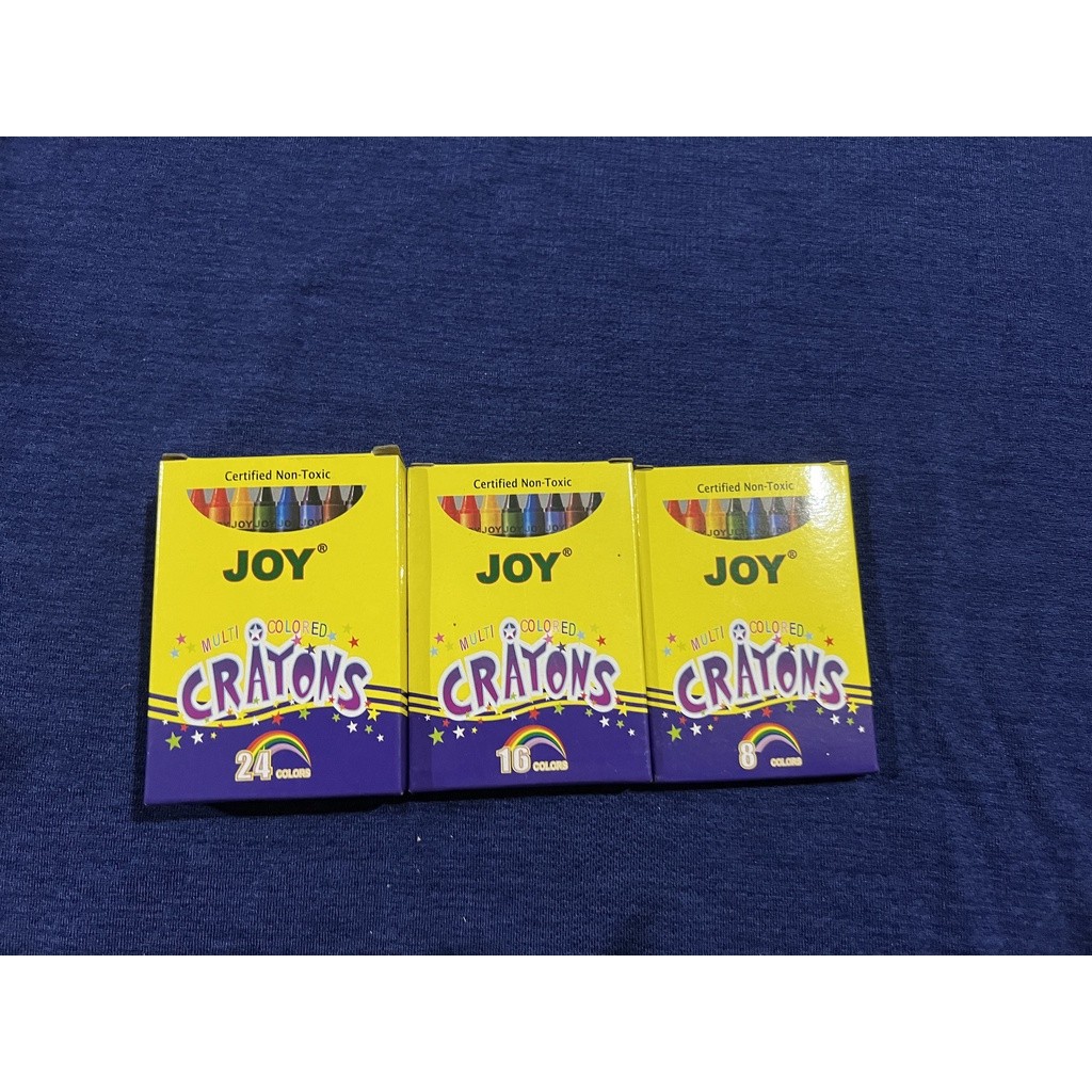 Joy Crayons 8, 16, 24 pcs | Shopee Philippines