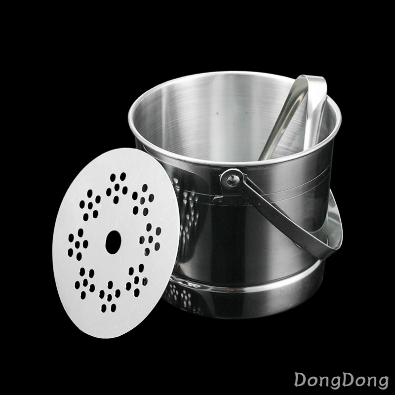 [Dong] 1L Stainless Steel Container Ice Bucket Ice Holder with Clamp ...