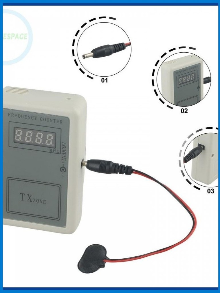 Adjustable RF Handheld Tester for Car Key RF Remote Control Frequency ...