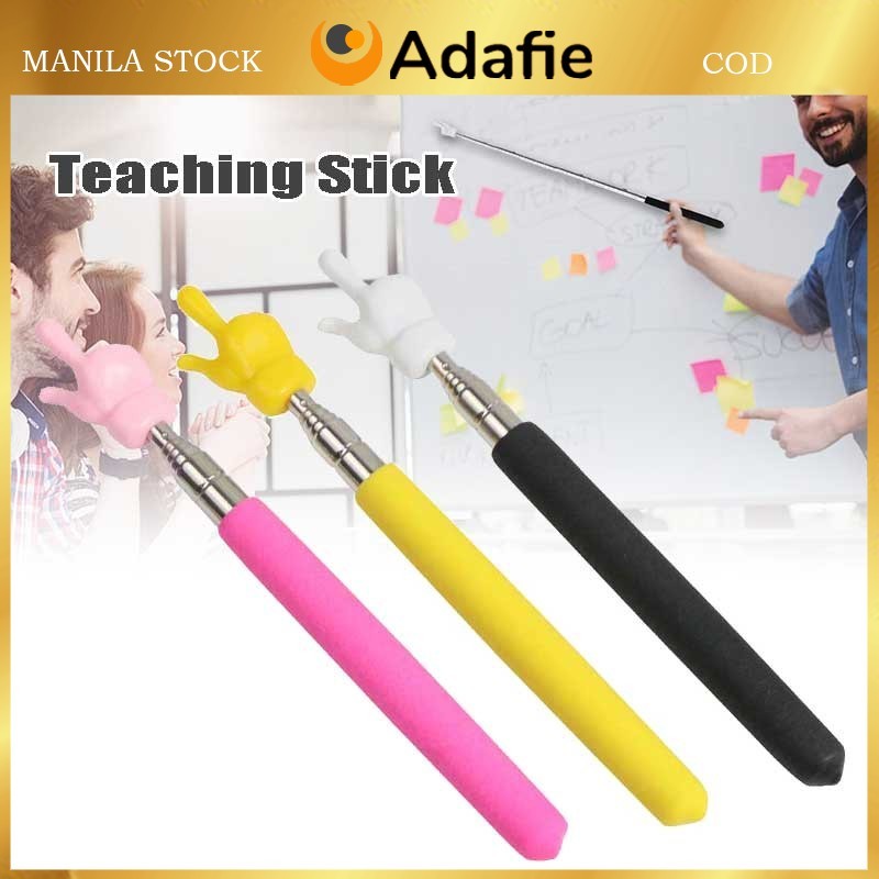55cm Retractable Teaching Stick Teacher Pointer Stainless Steel Reading ...