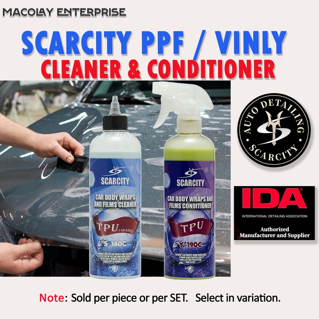 SCARCITY Car PPF Body Wraps and Films Cleaner S-180C or Conditioner Y ...