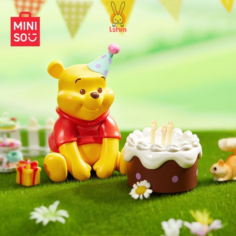 Miniso MINISO Winnie the Pooh Old Friend Party Theme Blind Box Hand ...