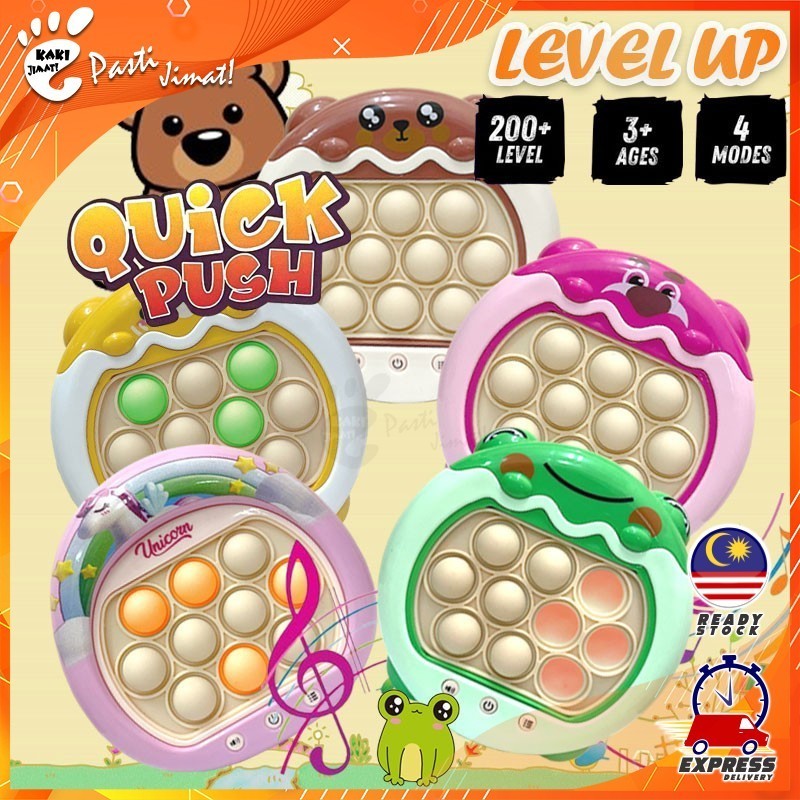 Kaki Jimat Quick Push Game Pop It Challenging Portable Fast Puzzle Game Machine Fidget Toys ...