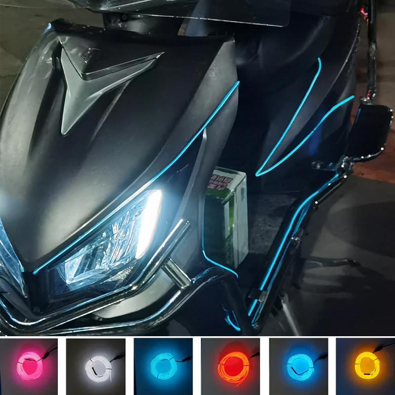 DC 12V motorcycle LED environmentally friendly decorative strip light ...