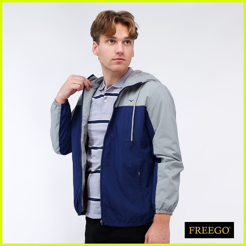 Freego Mens Nylon Jacket W/ Hood GMT07-0006 | Shopee Philippines