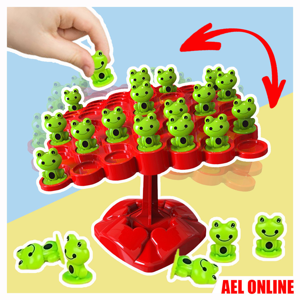 Frog Balance Tree Educational Toy - Interactive Learning Game for Kids ...