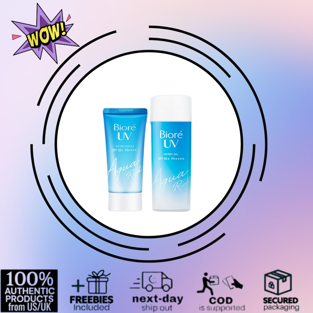 BIORE UV Aqua Rich Watery Essence/Gel Sunscreen Rich Water SPF 50+ PA ...