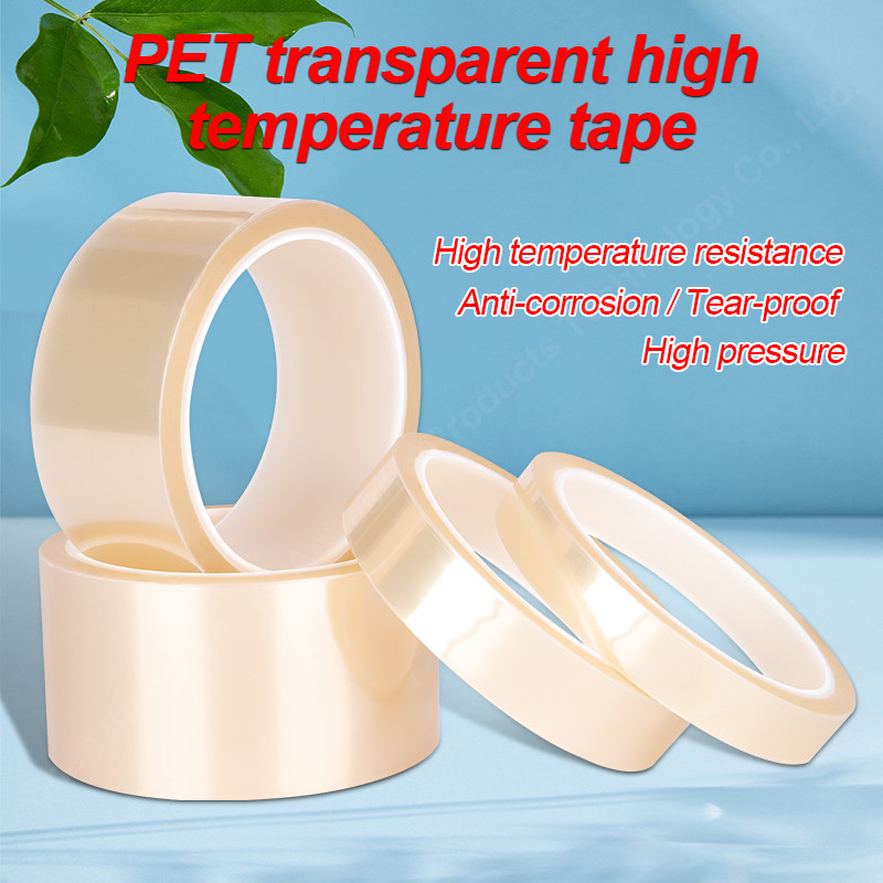 PET High Temperature Transparent Tape Single Sided Weather Resistance ...