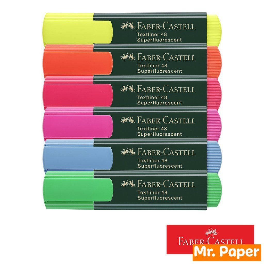 Faber-Castell Textliner 48 Superfluorescent | Highlighter | Mr. Paper ...