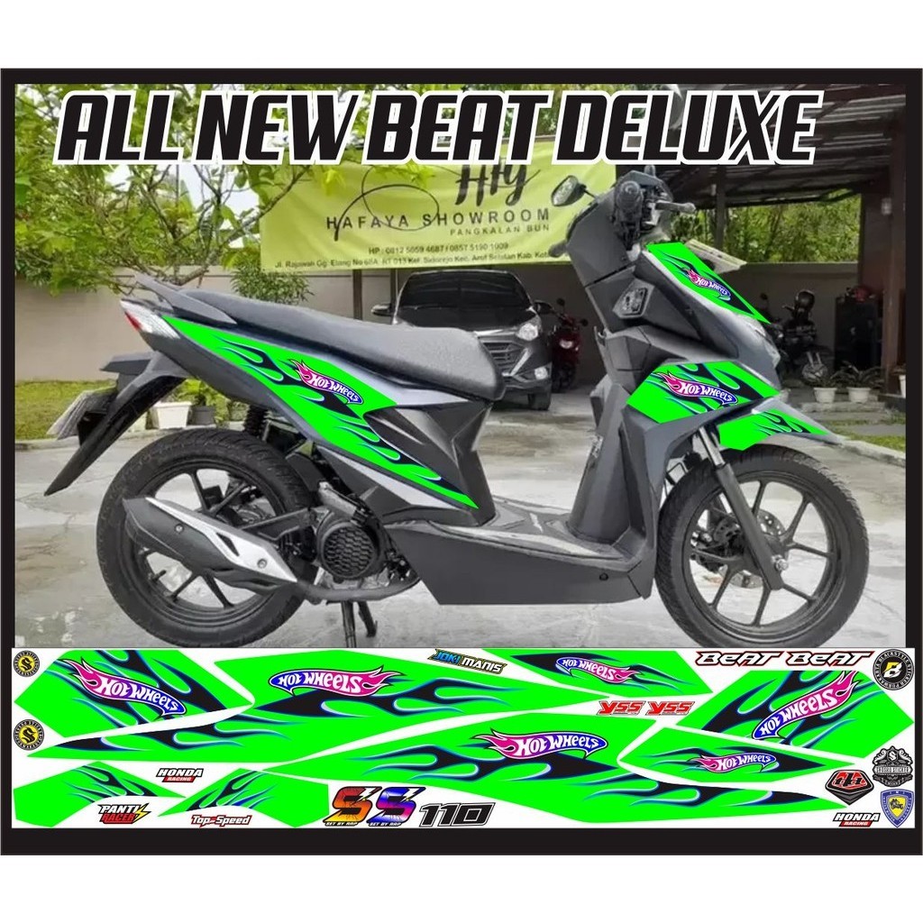 / VARIATION OF MOTORCYCLE STICKER BEAT ISS NEW DELUXE 2019 2024 ...