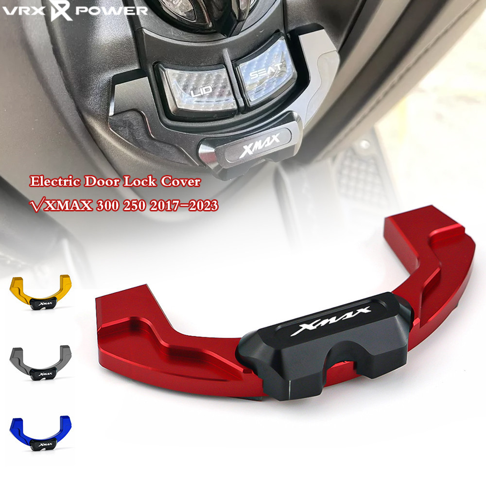 XMAX Motorcycle Accessories CNC Electric Ignition Lock Cover Switch ...