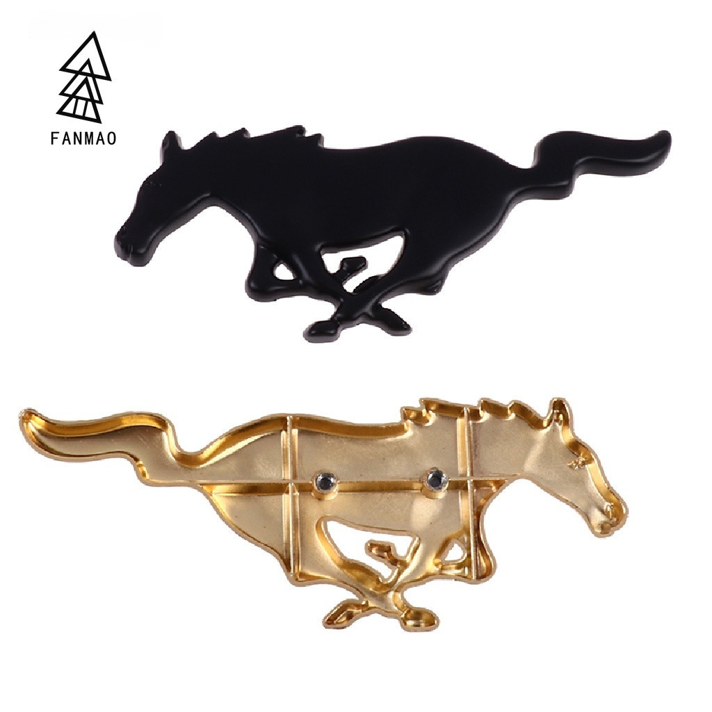 FANMAO 3D Horse Metal Car Logo for Ford Mustang New Mondeo Focus Car ...