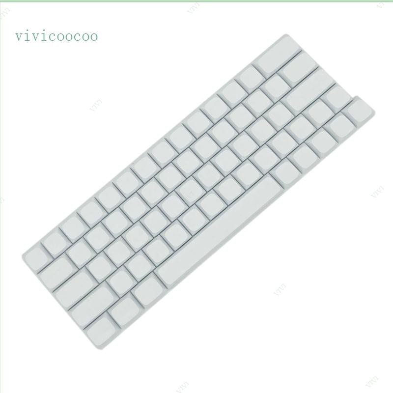 VIVI Minimalistic White Mechanical Keyboard Keycaps Blank Keycaps for ...