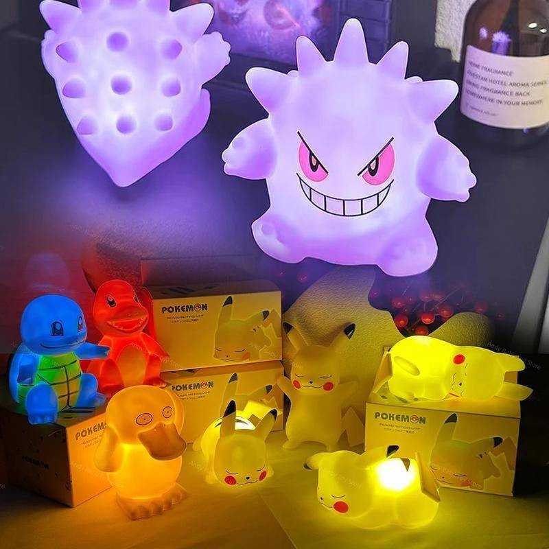 Pokemon Night Light Glowing Pikachu Gengar Charizard Psyduck Squirtle ...