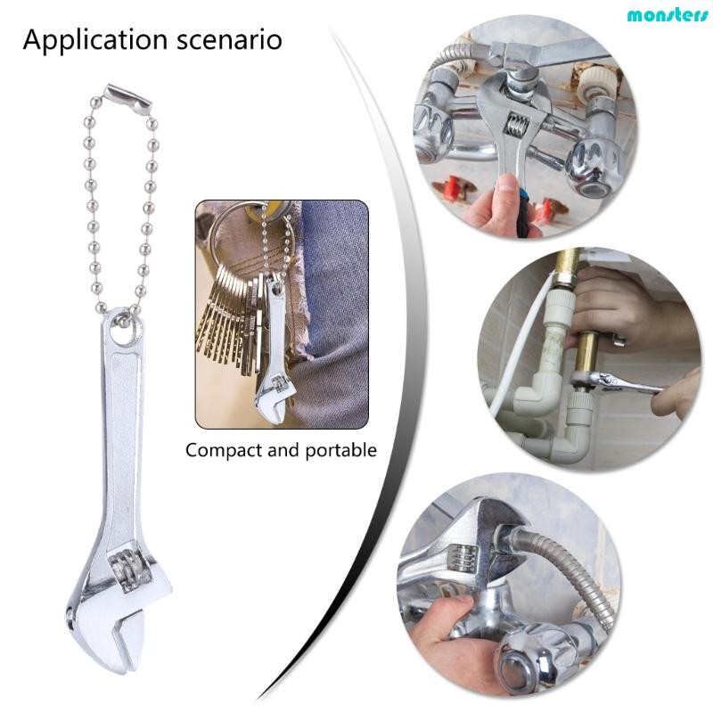 mm 11mm Opening Adjustable Spanner Monkey Wrench Adjustable Angle Slide ...