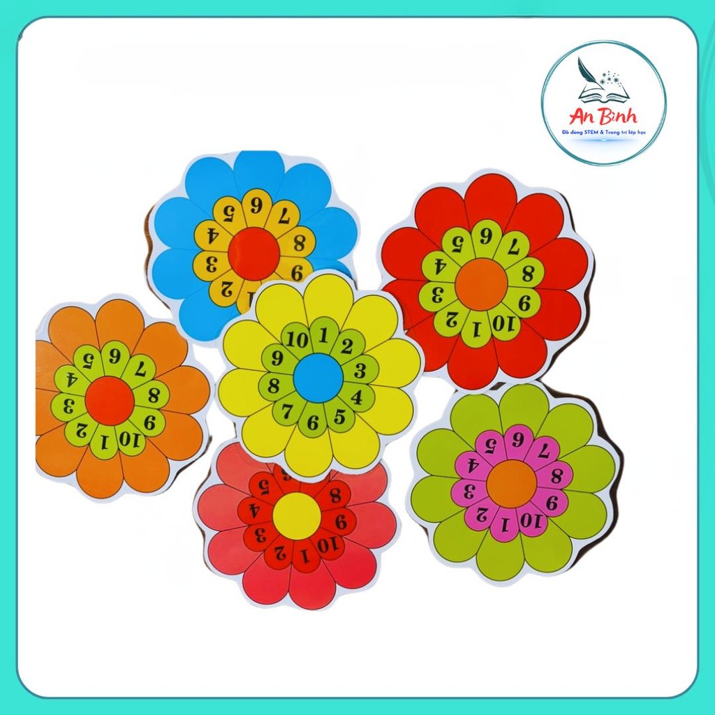 4 in 1 Math Learning Flowers Multiplication Division Addition and ...