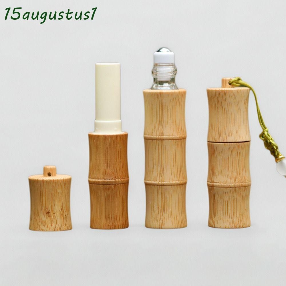 AUGUSTUS Bamboo Roll-on Bottle, 5/10ml Empty Tube Lip Balm Tubes ...