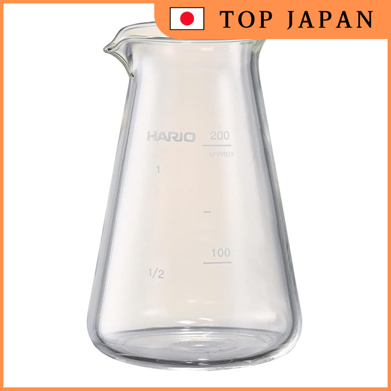 HARIO Conical SAKE Pitcher Crafts Science Practical Capacity 200ml Beaker Server with ...