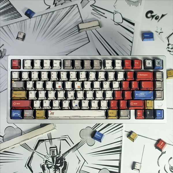 keycaps keycaps custom Original Factory Authorized Comic Style Hundred ...
