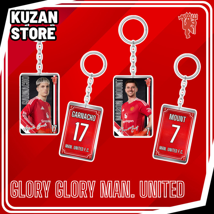 GANTUNGAN Manchester United 24/25 Ganci / Man Player Keychain. United ...