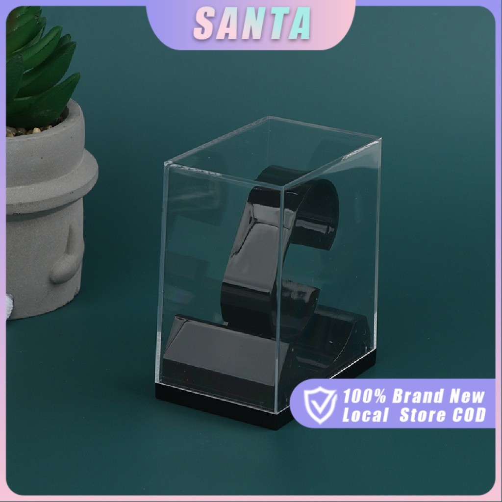 Acrylic Watch Display Case Organizer Collection Bangle Bracelet Clear ...