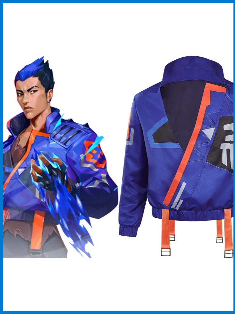 In Stock Valorant Yoru Cosplay Costume 3D Print Jacket Coat Halloween ...