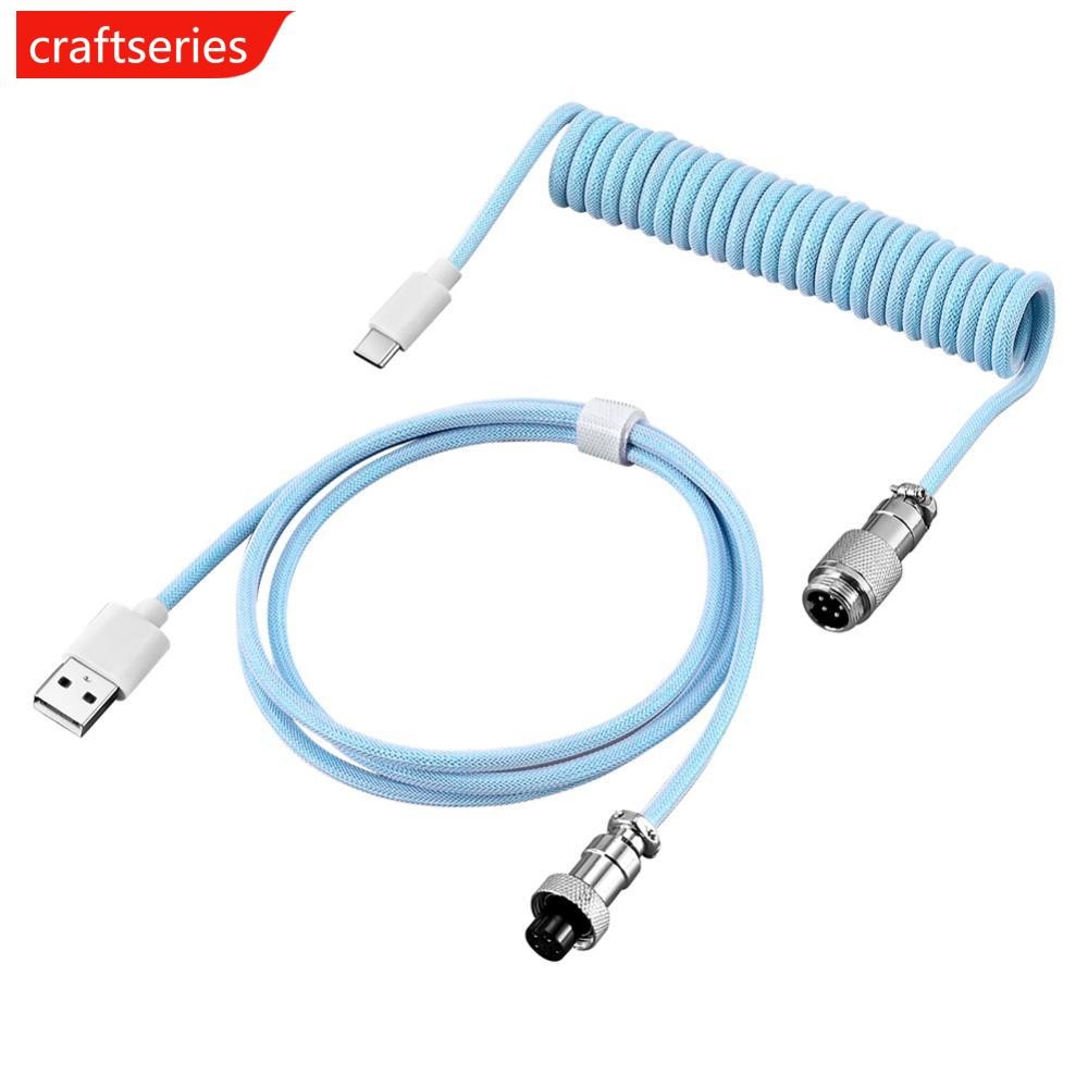 CRAFTSERIES USB A to Type C for Mechanical Gaming Keyboard Double ...