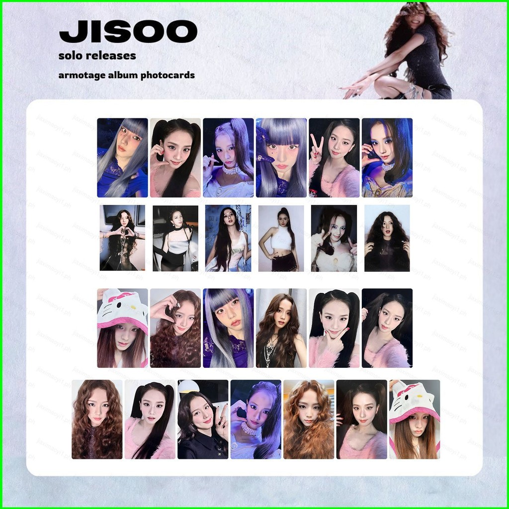 Ag1 BLACKPINK JISOO Pink Ink Mini Album AMORTAGE LOMO Card Special ...