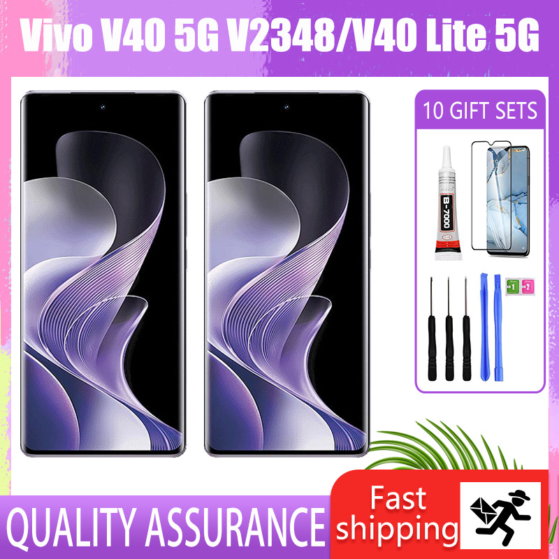Original AMOLED Vivo V40 5G V2348 V40 Lite 5G LCD Display Touch Screen ...