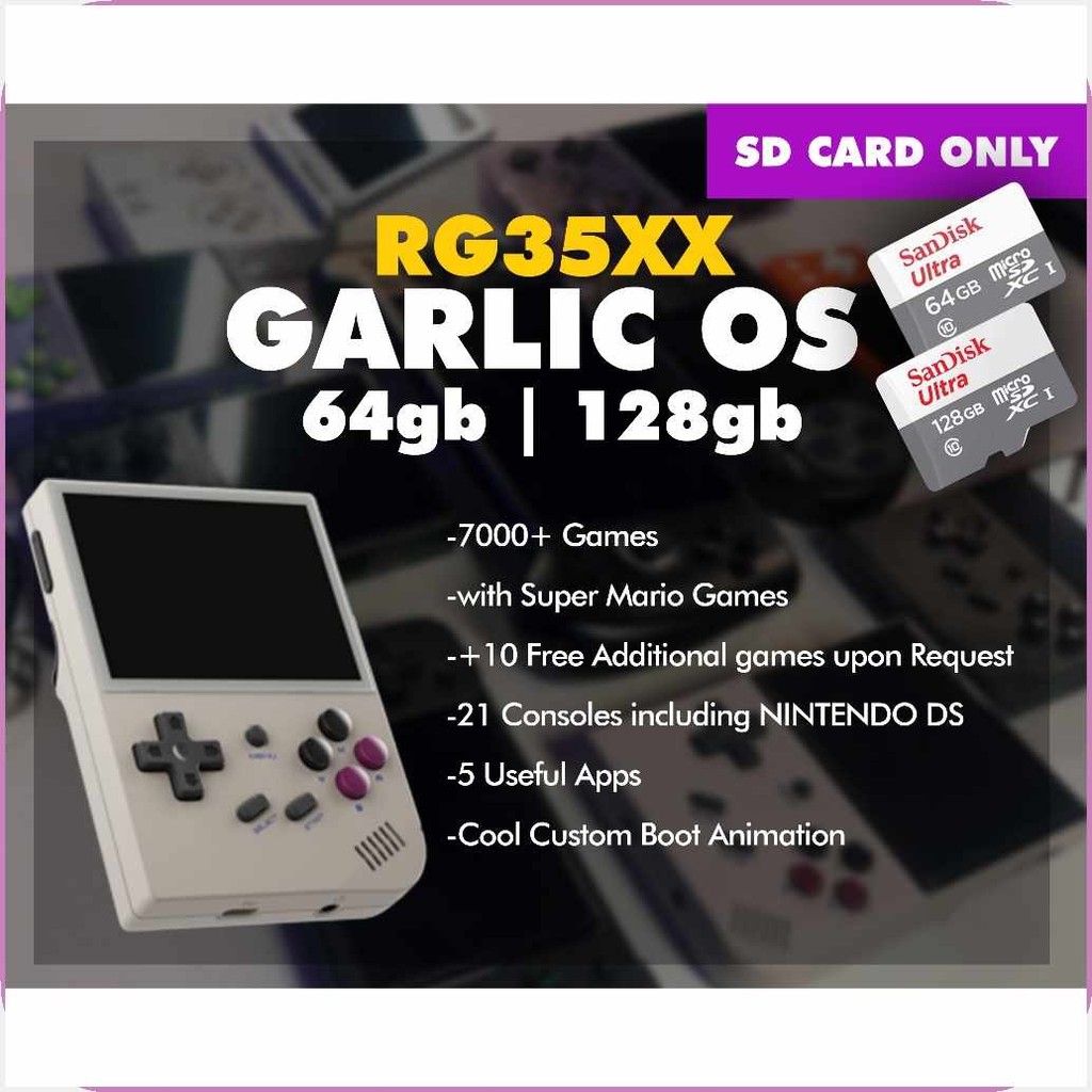 MicroDH^SD|r:Card+cn@Sl@w/+x@Garlic*W?OS*f?for*q?Anbernic RG35XX w ...