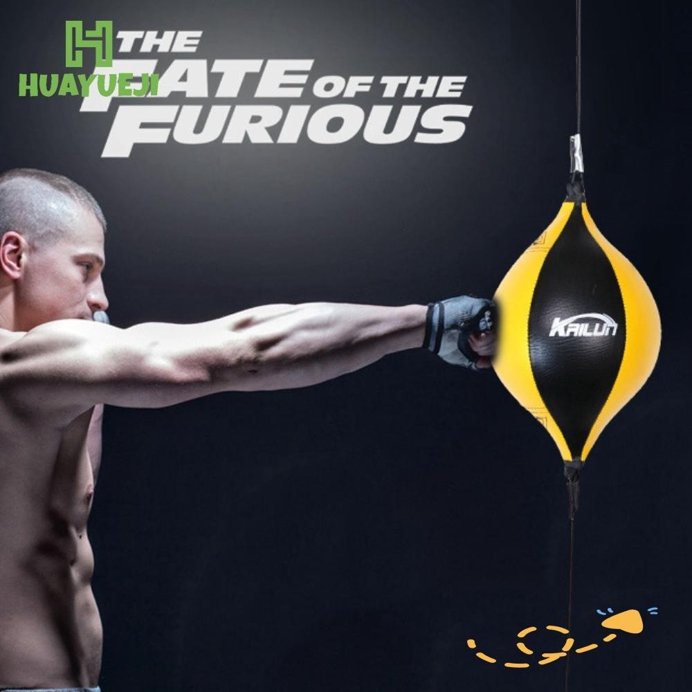 HUAYUEJI Boxing Punching Bag, Inflatable Pneumatic Cylinder Boxing ...
