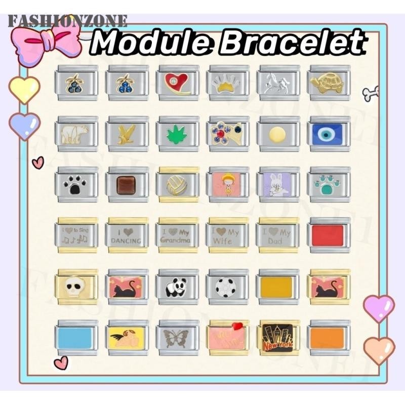 DIY Fashion Jewelry Accessories Retro Personality Module Bracelet ...