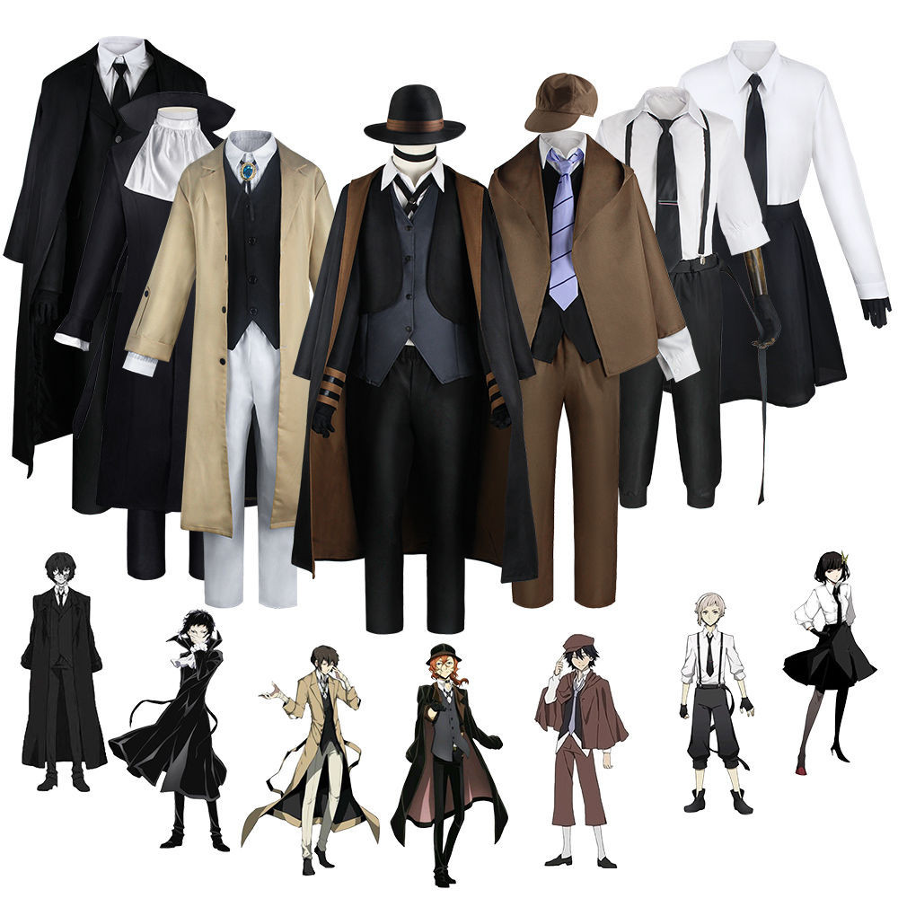 Wenhao Stray Dogs Cos Costume Osamu Dazai Cosplay Clothing in Stock ...