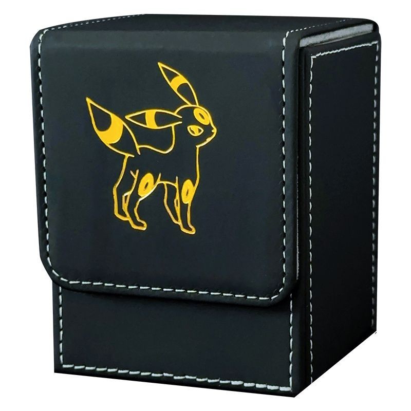 Pokémon Card Box: Eevee Leather PTCG Card Box Official DIY Large ...