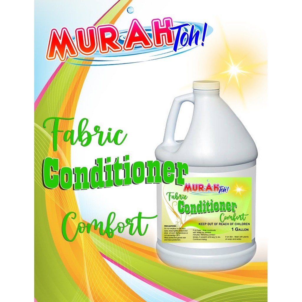 FABRIC SOFTENER AND CONDITIONER COMFORT SCENT 1 GALLON FABCON | Shopee ...