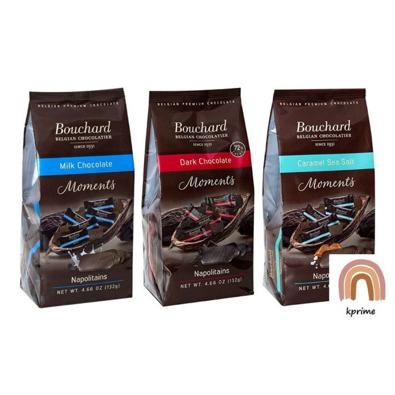 ZEJUN Bouchard Napolitains Belgian Chocolate 132g /Milk / Dark / Sea Salt | Shopee Philippines