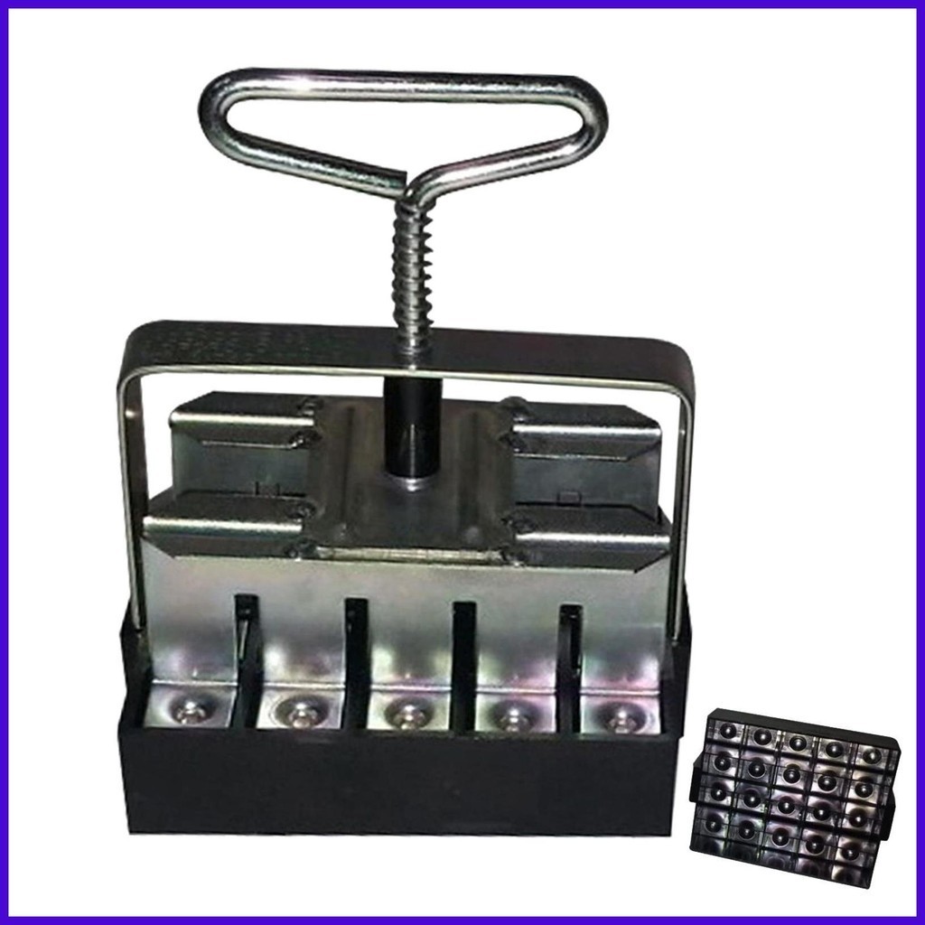Soil Blocker Tool Comfortable Handle 20-Cell Soil Blocking Tool Garden ...