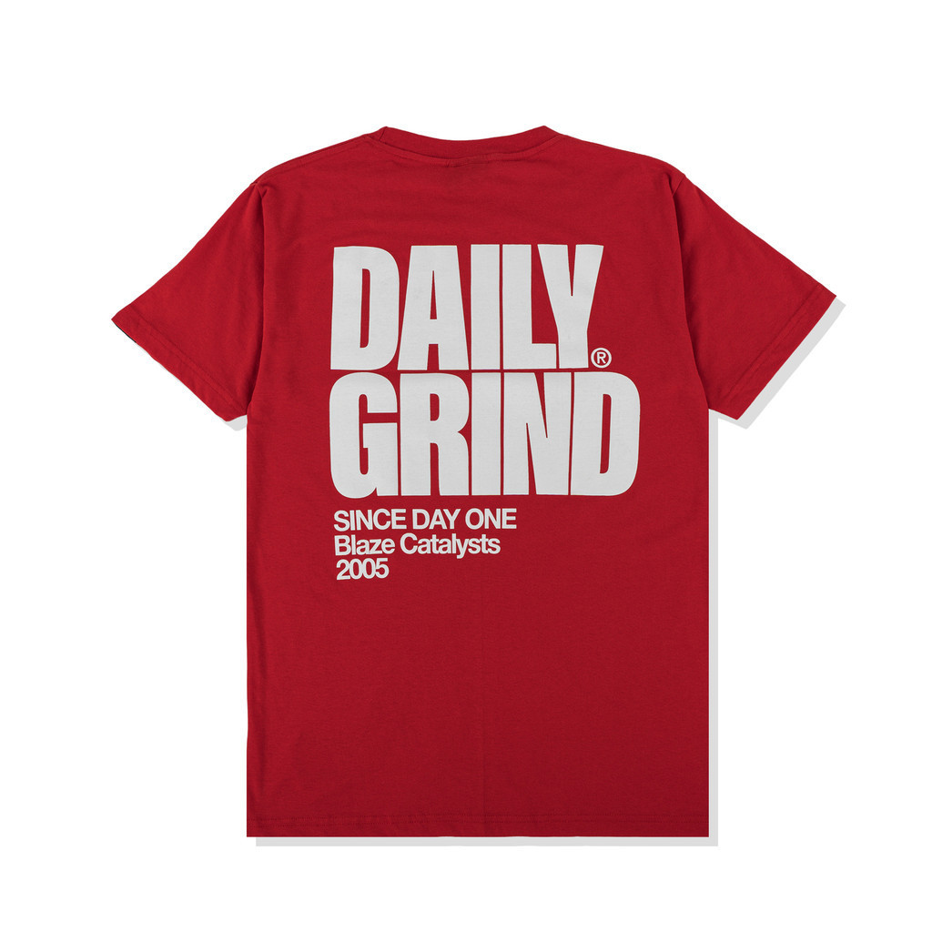 DAILY GRIND BLAZE TSHIRT RED | Shopee Philippines