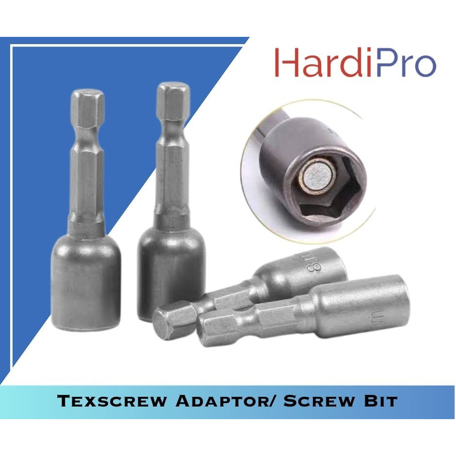 Texscrew Adaptor Screw Bit Texscrew Magnetic Nut socket Tex screw ...