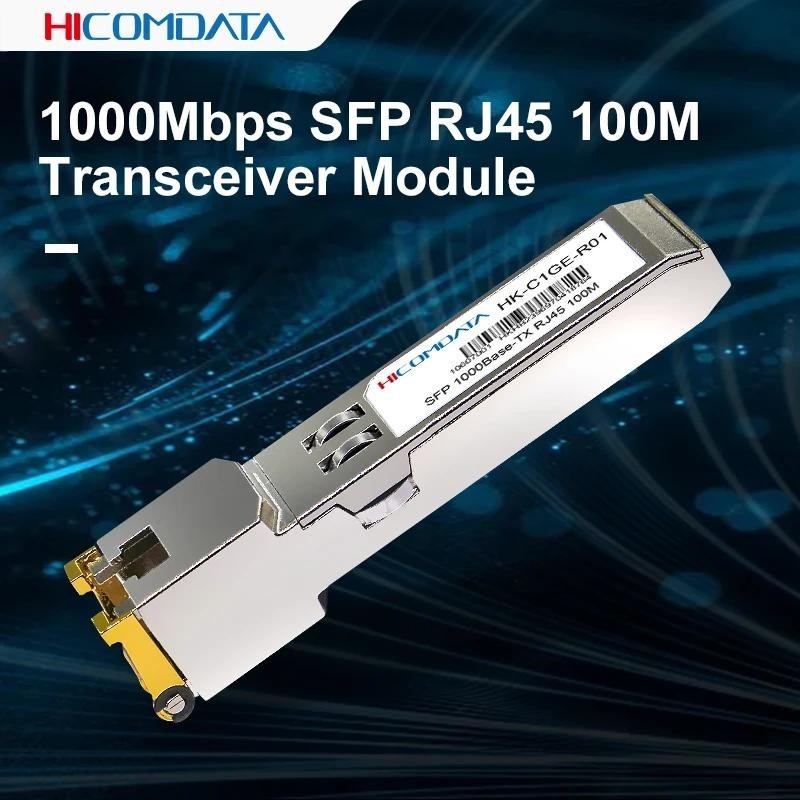 HICOMDATA 1000Mbps RJ45 SFP Module Transceiver Gigabit RJ45 Copper ...