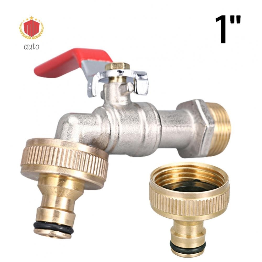 1-inch BSPF Brass Fitting Hose Tap Faucet Water Pipe Connector Garden ...