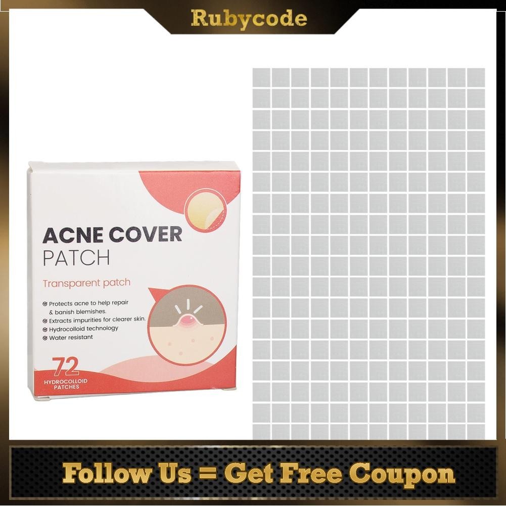 Rubycode Pimple Pads Isolating Healing Hydrocolloid Portable Easy To Use Covering Patch Fade ...