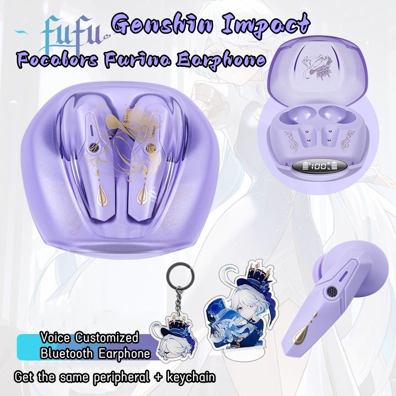 Genshin Impact Focalors Ture Wireless Bluetooth 5.3 Earphones with Tip ...