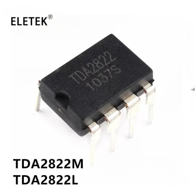 20/10Pcs TDA2822M TDA2822 DIP8 SOP8 DUAL LOW-VOLTAGE POWER AMPLIFIER IC ...