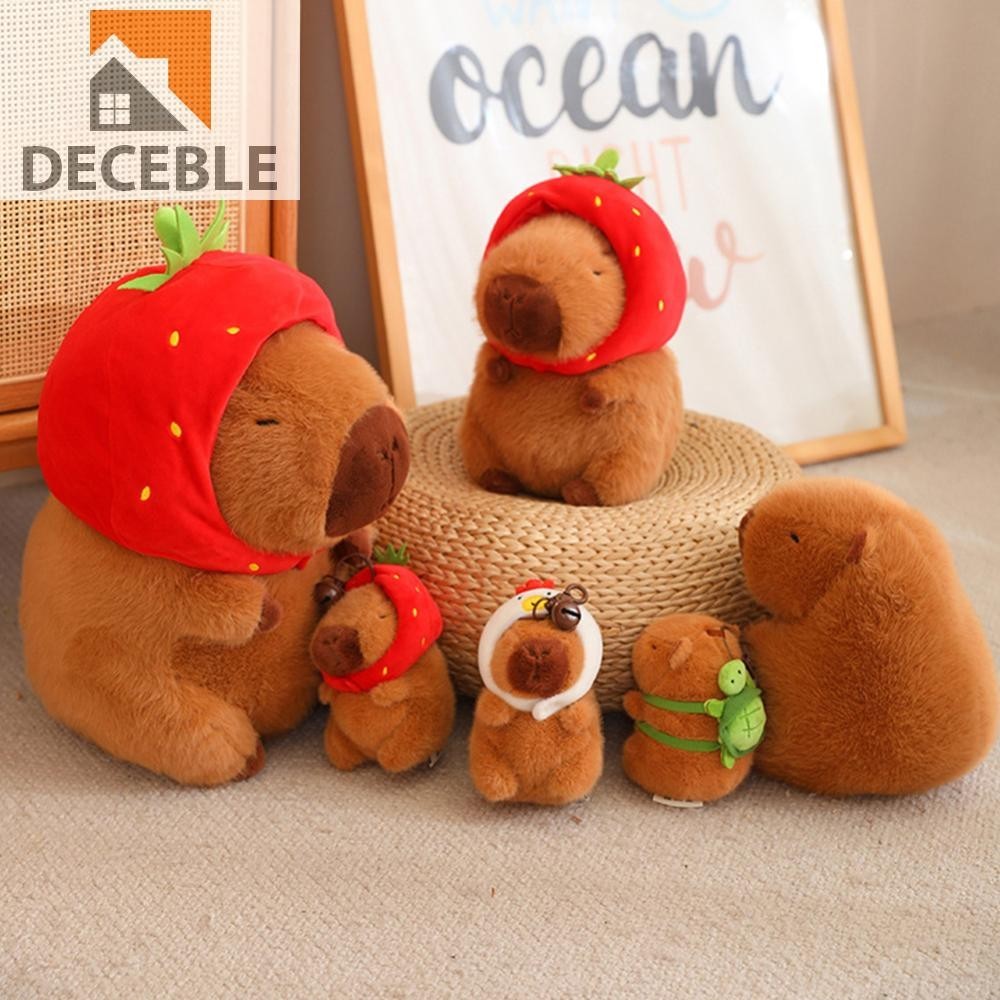 Cute Capybara Animal Toy Mini Fluffty Funny Capybara Toy Birthday Gift ...