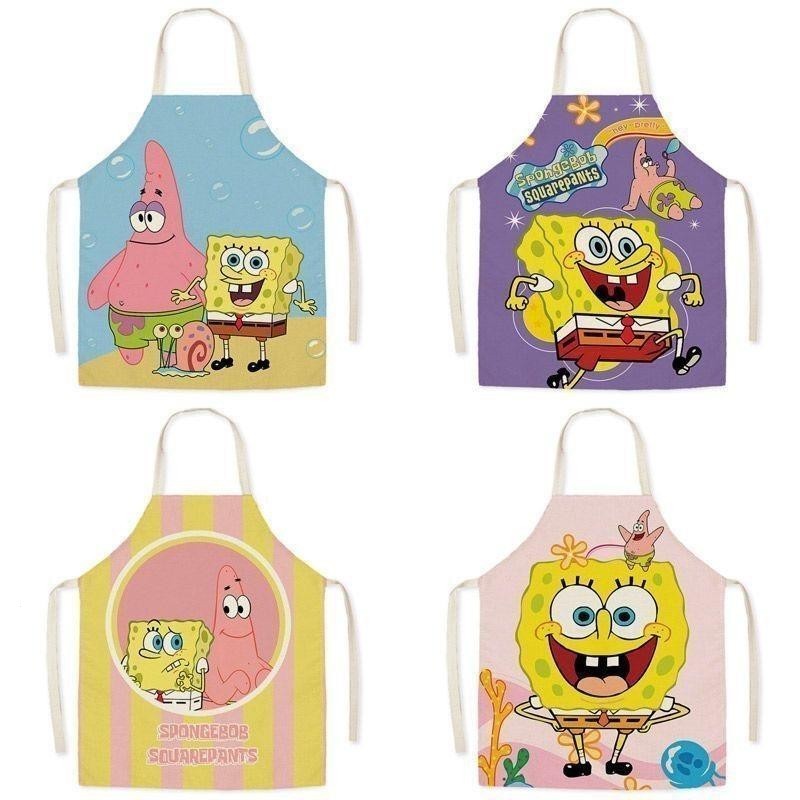Kids Apron SpongeBob for Boys Girls and Adults Cute Cartoon Aprons for ...