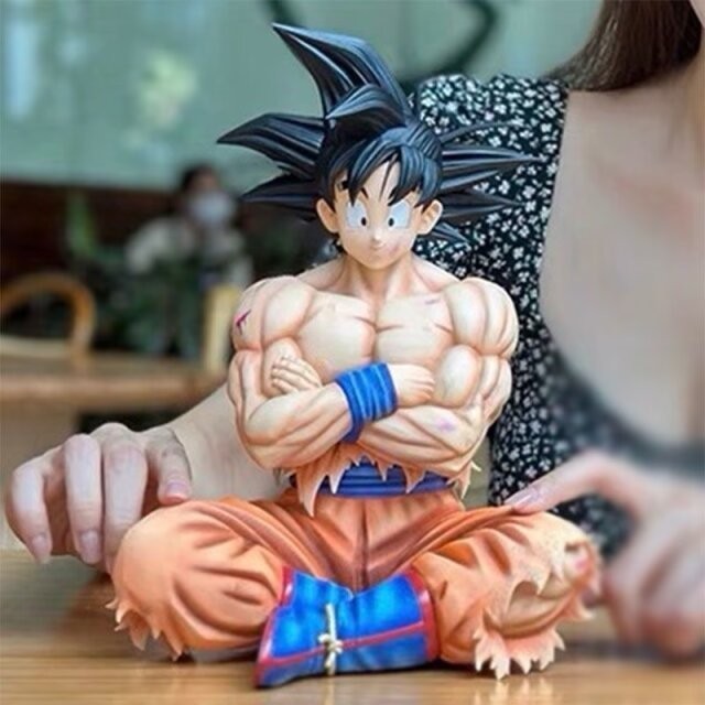 Model Dragon Ball Son Goku (Sitting Posture Ver.) 15cm Figure Model ...