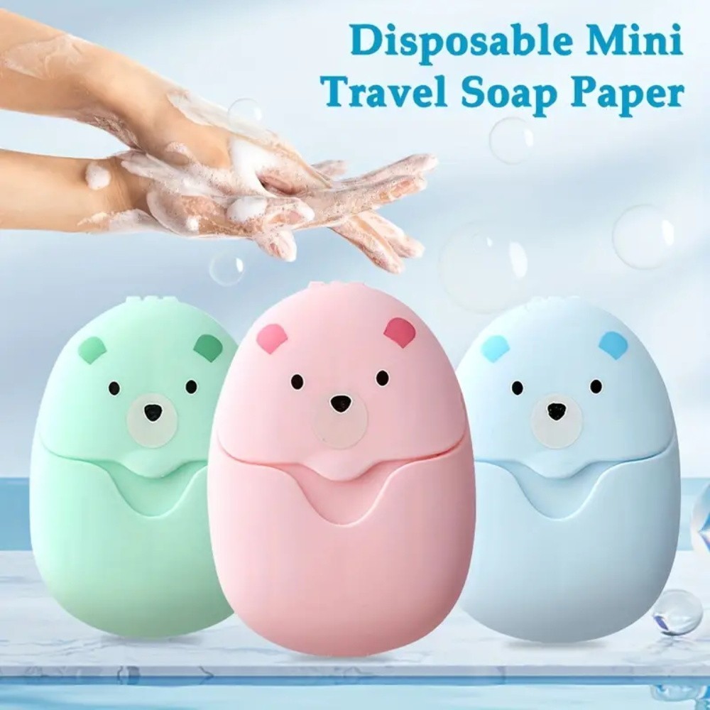 Disposable soap tablets travel portable paper soap tablets student ...